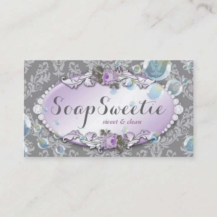 311 Handmade Soap & Bubbles Business Card | Zazzle