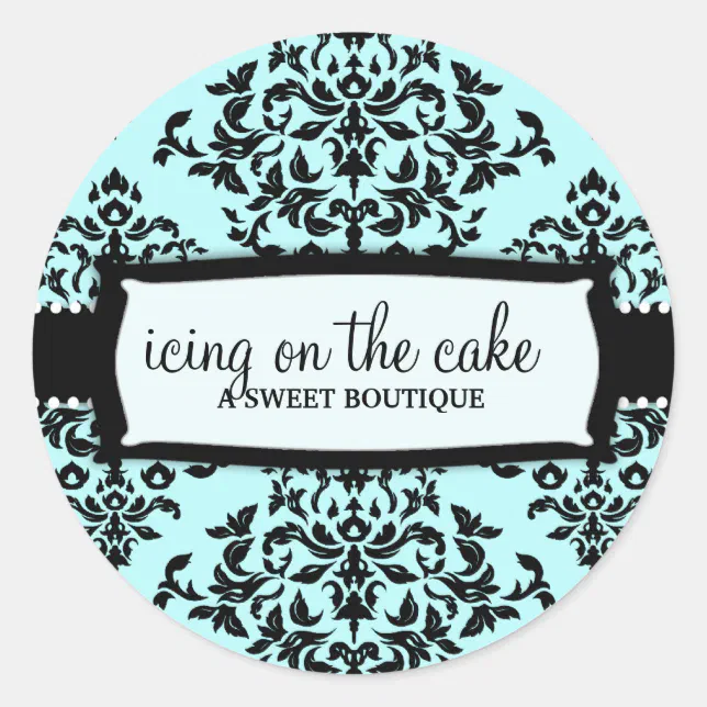 311 Icing on the Cake Something Blue Classic Round Sticker | Zazzle