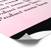 311-Lavish Pink Platter Zebra Price List Poster | Zazzle