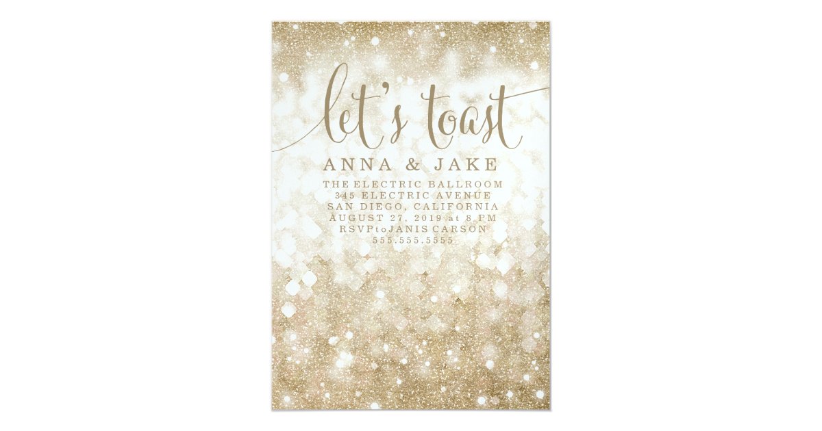 311 Let's Toast Party Invitation | Zazzle.com
