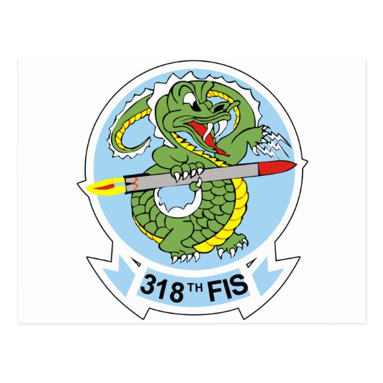 318th Fighter Interceptor Squadron Postcard | Zazzle.com