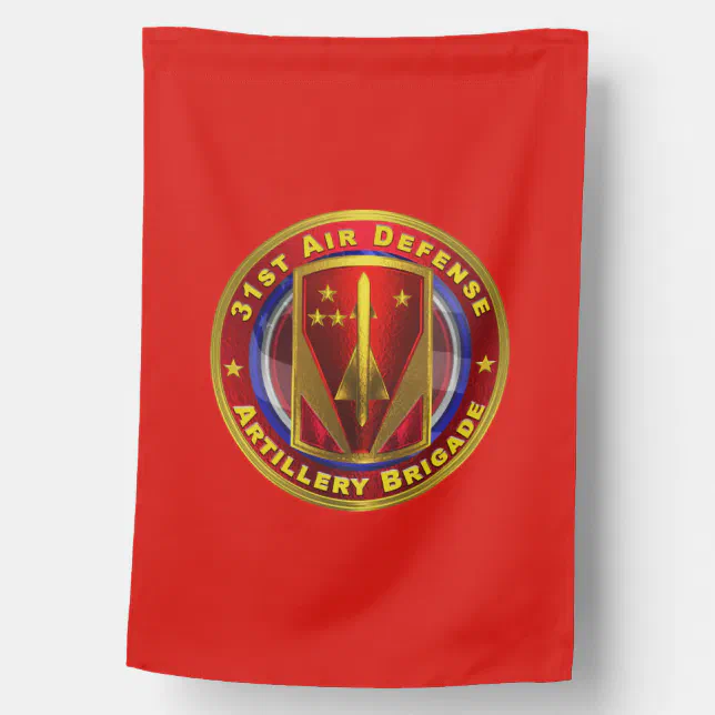 31st Air Defense Artillery Brigade House Flag | Zazzle