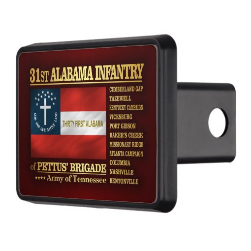 31st Alabama Infantry (BA2) Tow Hitch Cover | Zazzle