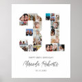 31st Birthday Number 31 Custom Photo Collage Poster | Zazzle