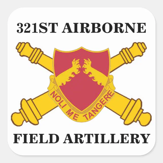 321ST AIRBORNE FIELD ARTILLERY STICKERS | Zazzle