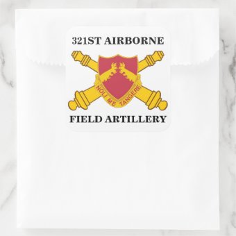 321ST AIRBORNE FIELD ARTILLERY STICKERS | Zazzle