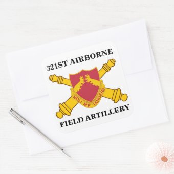 321ST AIRBORNE FIELD ARTILLERY STICKERS | Zazzle