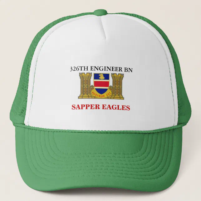 326TH ENGINEER BATTALION SAPPER EAGLES HAT | Zazzle