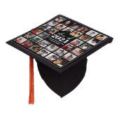 32 Photo Collage Class of | Graduation Cap Topper | Zazzle