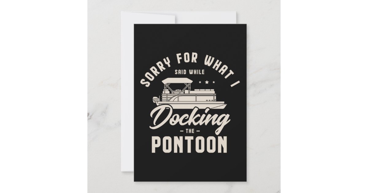 33.Pontoon boat Gifts for a Boat Fan Save The Date | Zazzle