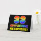 33rd Birthday: Bold, Fun, Simple, Rainbow 33 Card | Zazzle