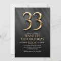 33rd Birthday Invitation | Zazzle