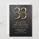 33rd Birthday Invitation | Zazzle