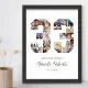 33rd Birthday Number 33 Custom Photo Collage Poster | Zazzle