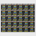 33rd Birthday: Rainbow “33“; Custom Photos & Name Wrapping Paper | Zazzle
