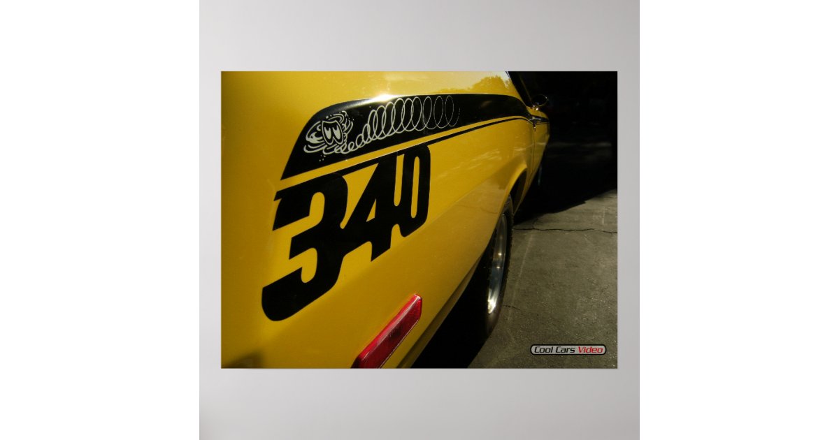 340 Plymouth Duster Poster | Zazzle