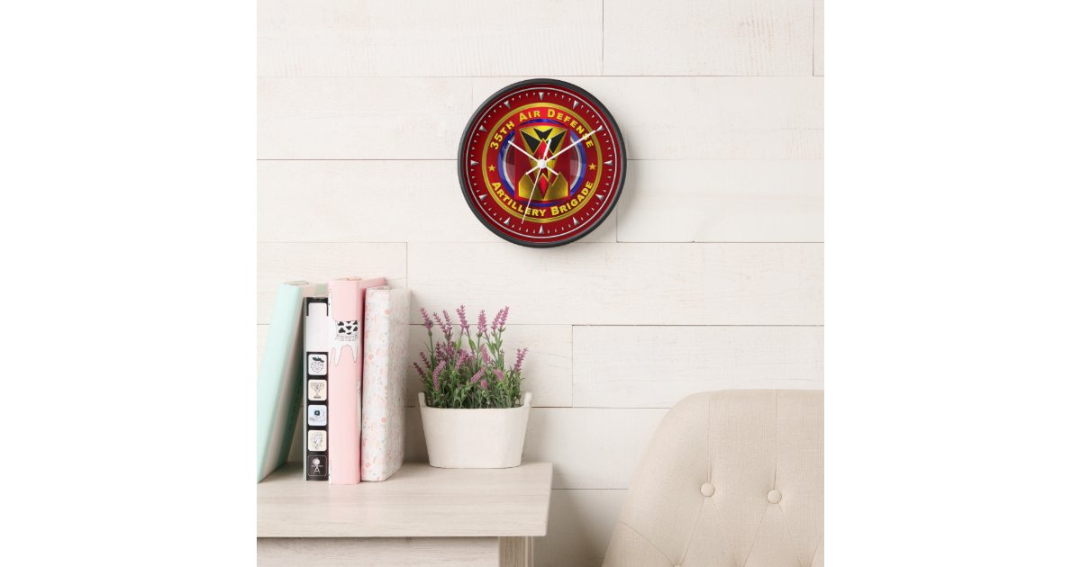 35th Air Defense Artillery Brigade Clock | Zazzle
