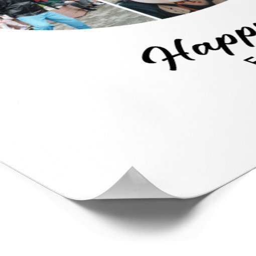 35th Birthday Number 35 Photo Collage Anniversary Poster | Zazzle