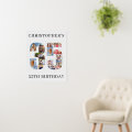 35th Birthday Photo Collage Number 35 Personalized Foam Board | Zazzle