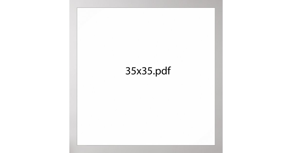 35x35 poster | Zazzle