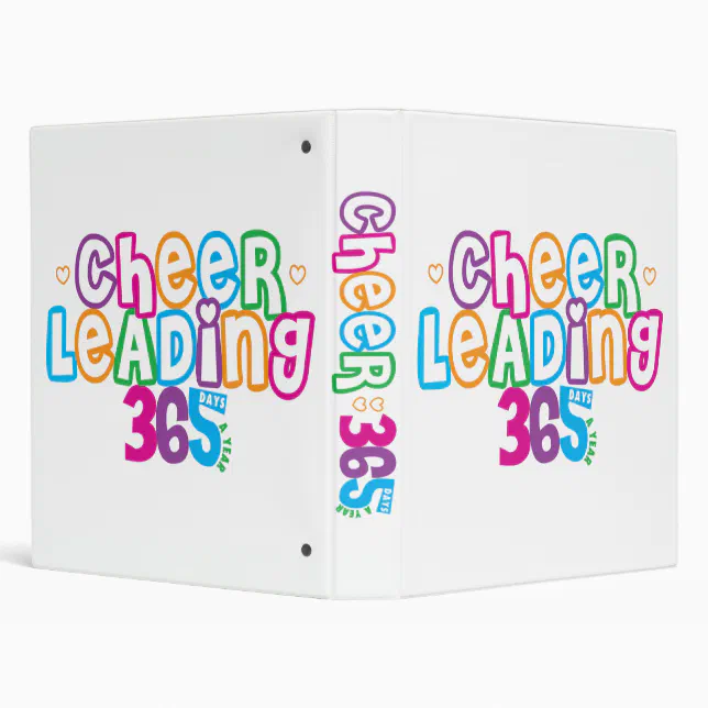 365 Cheerleading Binder | Zazzle