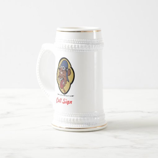 36 Tactical Fighter Squadron Beer Stein | Zazzle