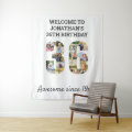 36th Birthday Party Photo Collage Backdrop | Zazzle