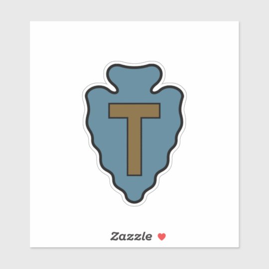 36th Infantry Division Badge Sticker | Zazzle.com