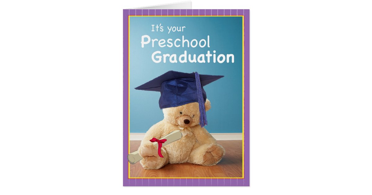 3746 Preschool Graduation Card | Zazzle