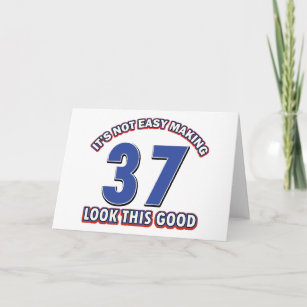 37th Birthday Cards | Zazzle