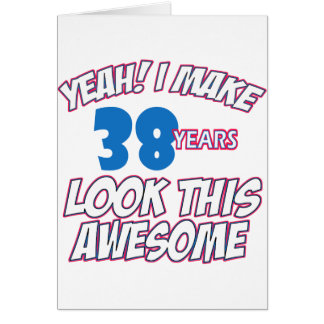 38th Birthday Cards - Greeting & Photo Cards | Zazzle