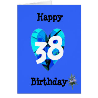 38th Birthday Cards - Greeting & Photo Cards | Zazzle