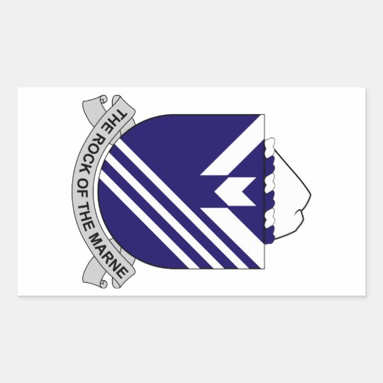 38th Infantry Regiment - The Rock Of The Marne Rectangular Sticker ...
