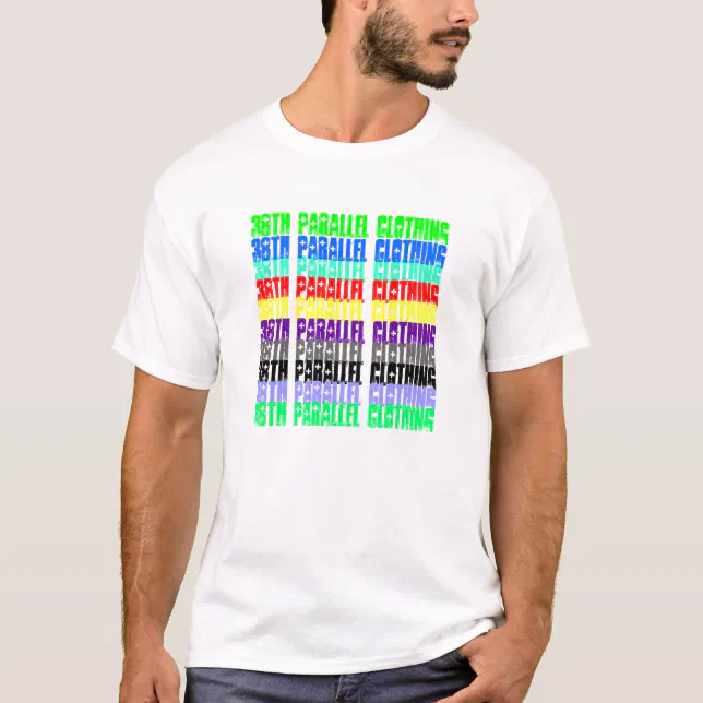 38th Parallel Clothing Company Cool Colors Shirt | Zazzle