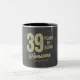 39 Years Of Being Awesome 39th Birthday Two-Tone Coffee Mug | Zazzle