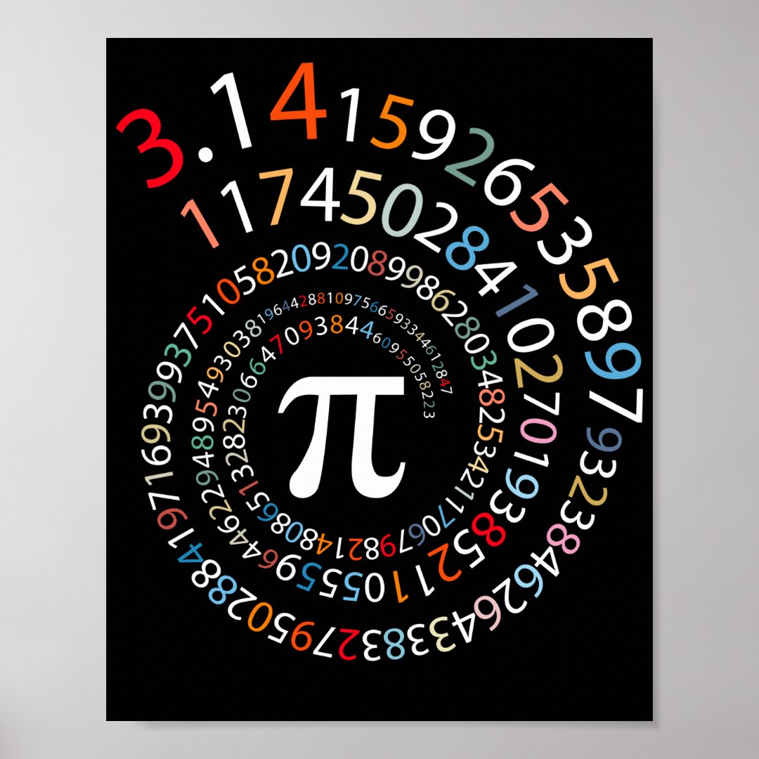 3.14 Pi Symbol Math Poster | Zazzle