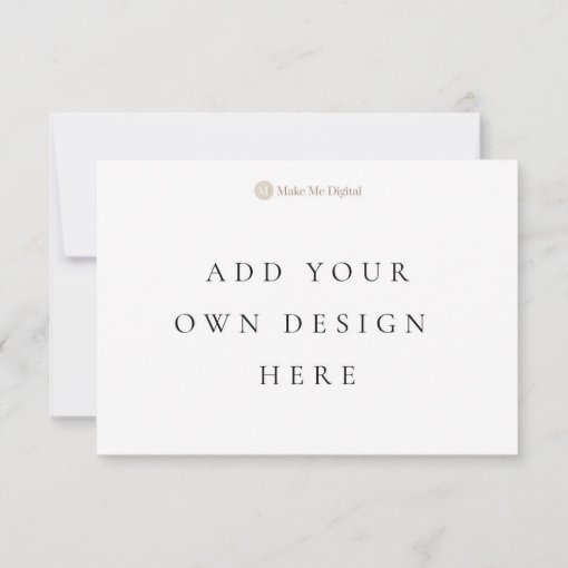 3.5 x 5 inch Horizontal card with envelopes | Zazzle