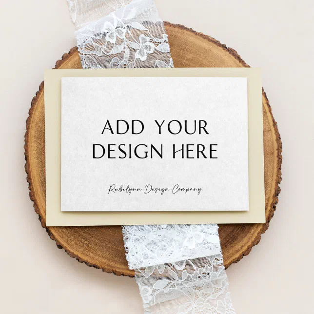 3.5x5" Horizontal Enclosure Response Card | Zazzle