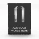 3-D Look Silver Priest's Stole Acrylic Award | Zazzle