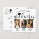 3 Graduates Photos Triple Graduation Joint Party Invitation | Zazzle