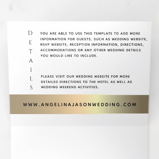 3 in 1 Photo Wedding Tri-Fold Invitation | Zazzle
