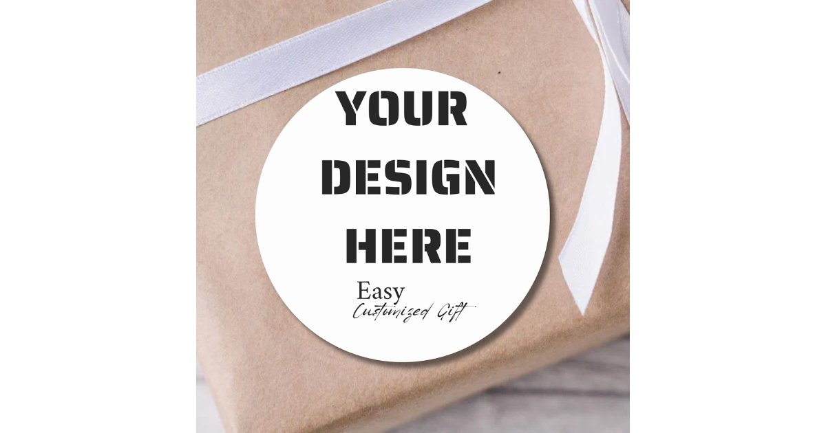 3" large round sticker | Zazzle