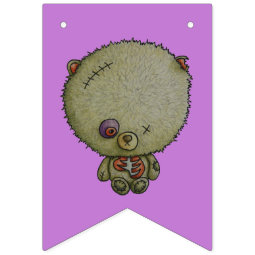 3 Little Monsters Bunting Flags | Zazzle