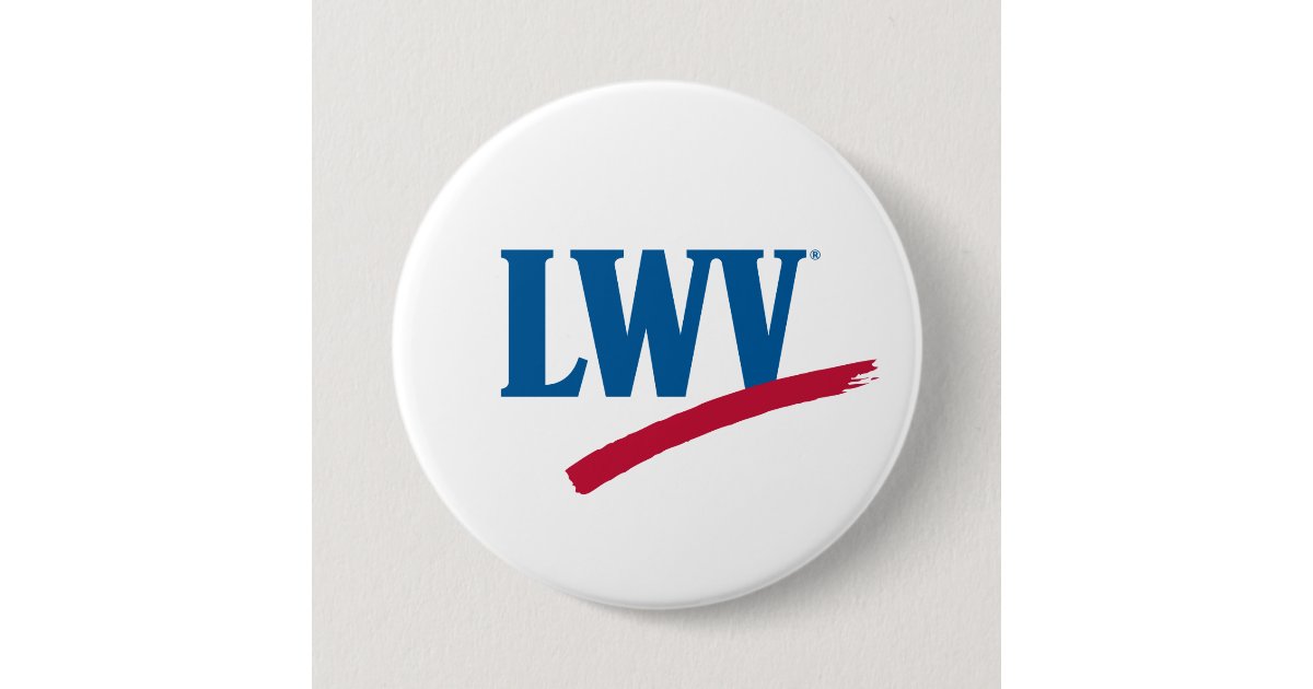 3" LWV Logo Round Button | Zazzle