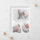 3 Photo Collage Baby Birth Announcement | Zazzle