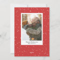 3 Photo Collage Minimalist Modern Holiday Card | Zazzle