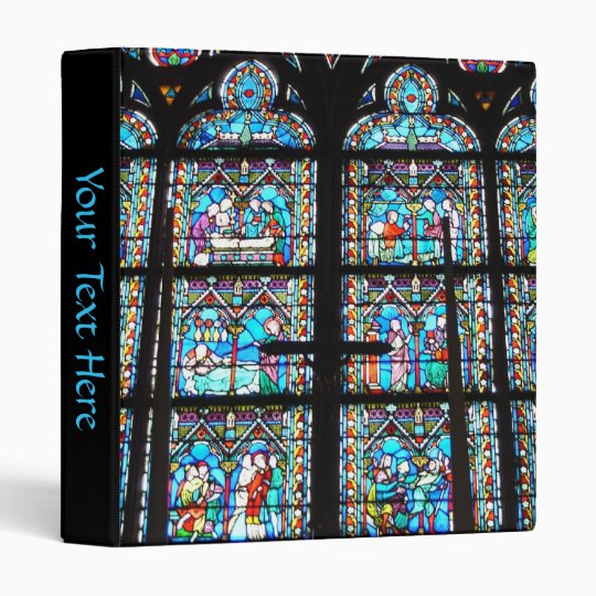 3 Ring Binder--Stained Glass Windows Binder | Zazzle.com