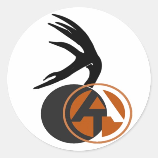 3" Round "About Tine" Logo Decal Classic Round Sticker | Zazzle.com