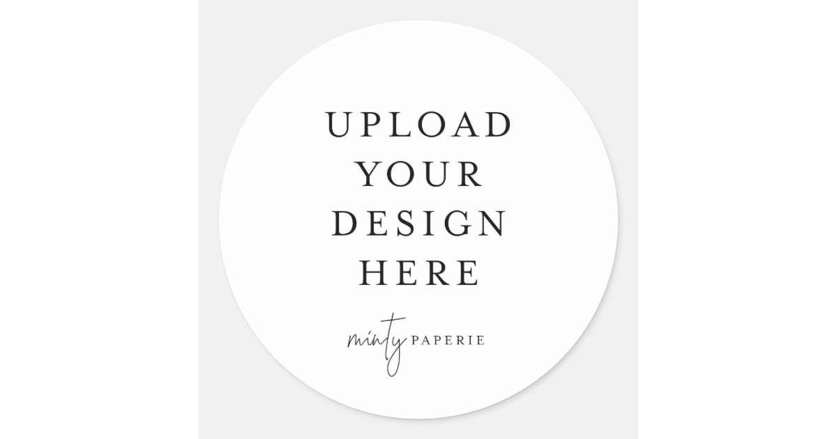 3" Round Sticker | Zazzle