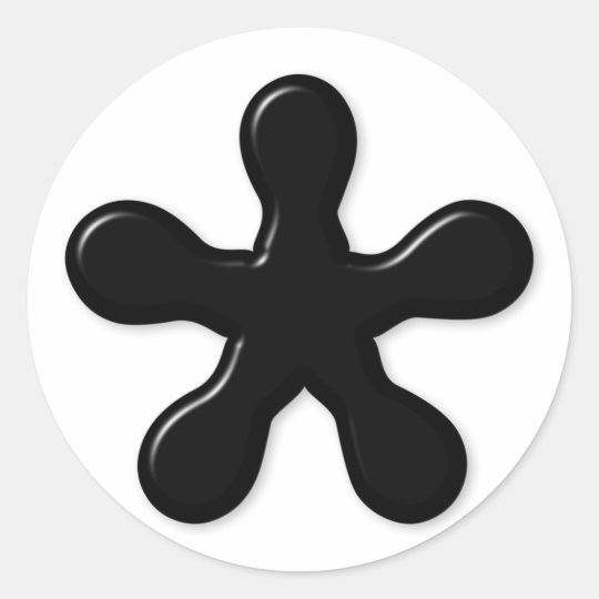 3d Asterisk Stickers | Zazzle.com
